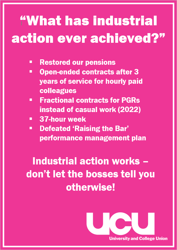 What has Industrial Action ever achieved? | Newcastle University UCU